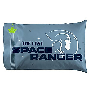 Jay Franco Disney Pixar Lightyear Ready to Go Full Size Sheet Set - 4 Piece Set Super Soft and Cozy Kid’s Bedding Featuring Buzz - Fade Resistant Microfiber Sheets (Official Disney Pixar Product)