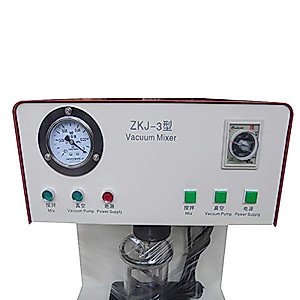 DDental Lab Digital Vacuum Mixer with Built-in Vacuum Pump Table Type Mixing Machine Blender