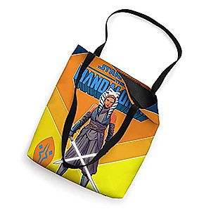 Star Wars The Mandalorian Ahsoka Tano Retro Comic Book Cover Tote Bag