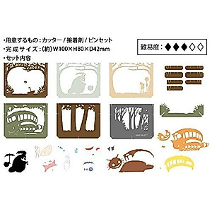 ensky My Neighbor Totoro in a A Mysterious Encounter with Totoro, Paper Theater (PT-047) - Official Studio Ghibli Merchandise
