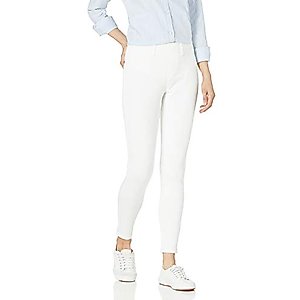 Amazon Essentials Women's Pull-On Knit Jegging (Available in Plus Size), White, Medium