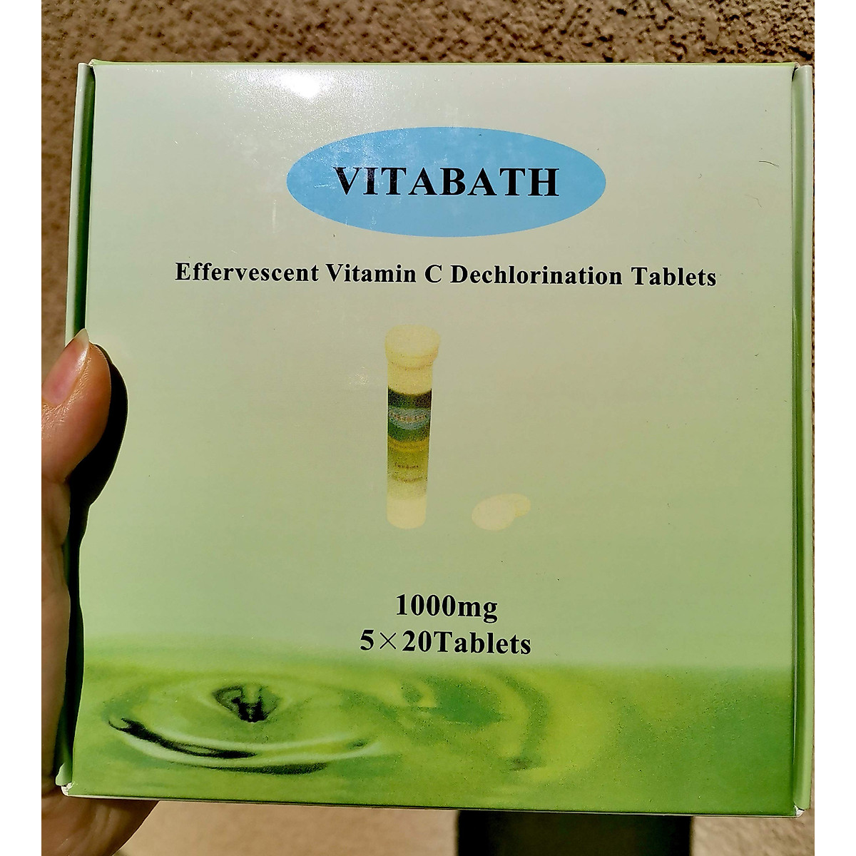 LIFEES BATH Dechlorination Tablets Vitamin C Effervescent, Pool, Shower 20tablets (5)