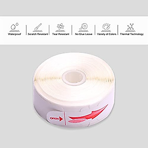 mewmewcat for Label Maker,1 Roll Thermal Printing Label Paper Self-Adhesive Name Price Barcode Sticker Waterproof Tear-Resistant for L11 Label Printer, 12x22mm 260 Sheets
