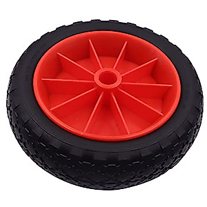 METER STAR 2pc 10" Kayak Cart Wheels, Puncture-Proof Tire Wheel for Kayak Canoe Trolley Cart Replacement Tire,Diameter Central Axis its 0.9",Solid Rubber