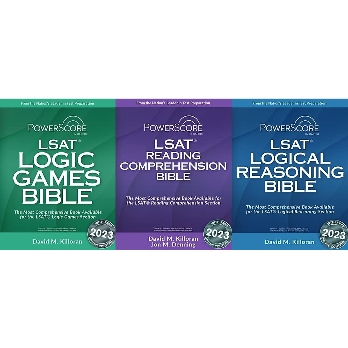 The PowerScore LSAT Bible Trilogy 2023 (LSAT Prep)