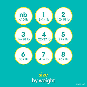 Pampers Baby Diapers - Swaddlers - Size 4, 120 Count, Ultra Absorbent Disposable Infant Diaper