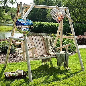 4Pack 10inch Sublimation Wind Spinner Blanks, 3D Aluminum Double Sided Sublimation Wind Powered Kinetic Sculpture for Yard and Garden Art（Heart）