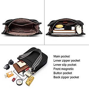 CLUCI Vegan Leather Women's Crossbody Handbags Fashion Hobo Shoulder Bag Purse For Ladies with Adjustable Strap