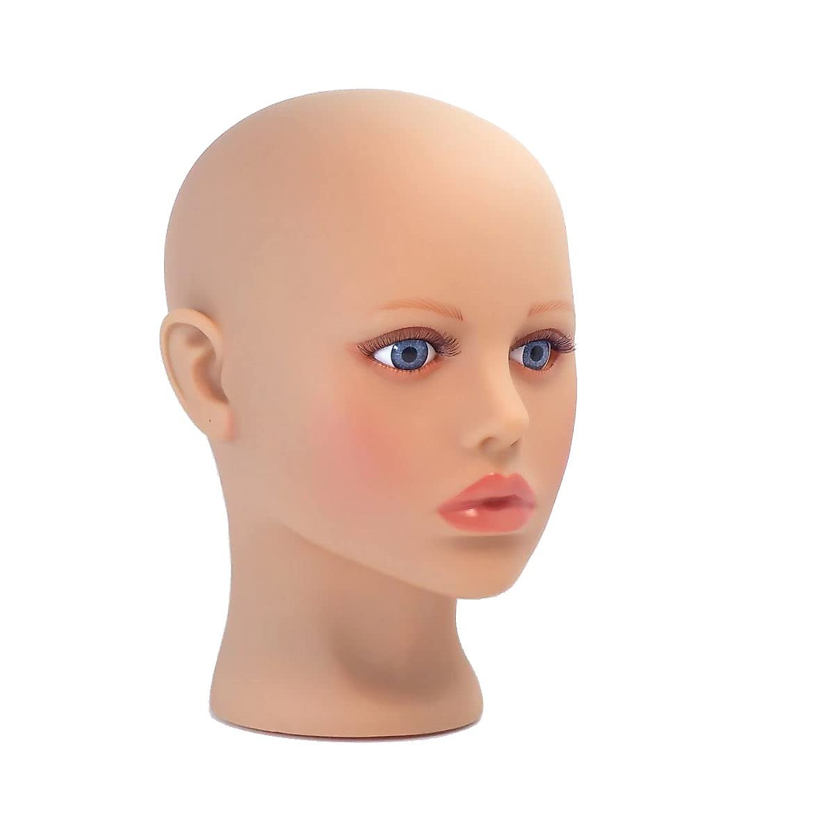 Seedollia Realistic Mannequin Head for Wigs Hat Stands for Display Glasses Holder Stand Headphone Stand Headband Display African American