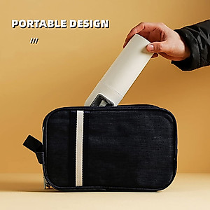 Travel Toothbrush Case Portable Business Trips Wash Cup Cartoon Rabbit Large Capacity Toothpaste Container Holder Organizer Toothbrushes Storage Box for Traveling Camping Business Trip School, Pink