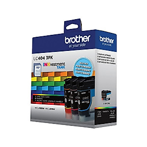 Brother LC4043PKS 3 Pack of Standard Yield Cyan, Magenta and Yellow -Ink -Cartridges
