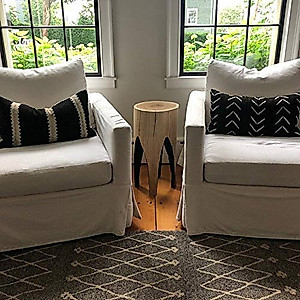 Tree Stump Table - Set Of Two, Log Stools, Reclaim Wood Coffee Tables, Rustic Furniture, Rough End Tables, Country House Decor