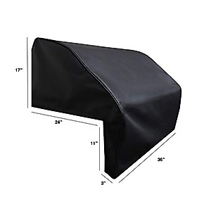 Windproof Covers 36 inch Heavy Duty Premium Vinyl Grill Cover to fit DCS Series 9 Evolution Built-In Grill