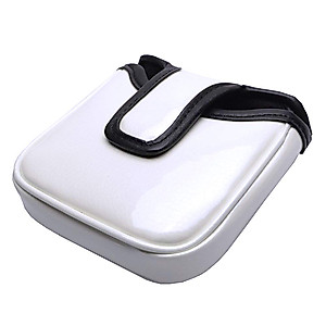 PLUSKER Skull Square Golf Mallet Putter Cover Magnetic Closure Creative White Golf Club Putters Headcover