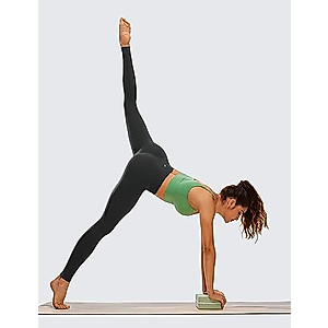 CRZ YOGA Butterluxe Extra Long Leggings for Tall Women 31 Inches - High Waisted Tummy Control Workout Leggings Yoga Pants Black Medium