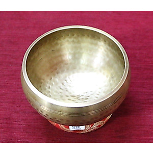Hand Hammered 7 Metal Tibetan Meditation Singing Bowl 4.75"
