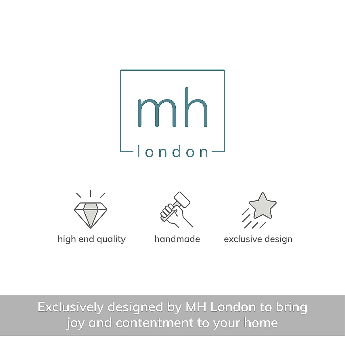 MH London Bond Wooden Triangle End Table - Exclusively Designed Modern Small Side Table. Hand Crafted - Wooden Side Table - Contemporary Design for Small End Tables for Bedroom and Living Room