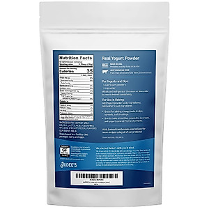 Judee’s Yogurt Powder 1.5lb (24oz) - 100% Non-GMO, rBST Hormone-Free - Gluten-Free & Nut-Free - Made from Real Dairy - Made in USA - Make Homemade Yogurt and Tangy Dips, Dressings, and Toppings