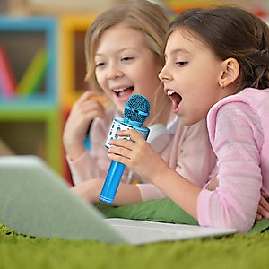 Keyian Toys for 2 3 4 5 6 Year Old Girls, Bluetooth Karaoke Microphone with Speaker for Kids Boys Girls Gifts Age 6-8 10-12