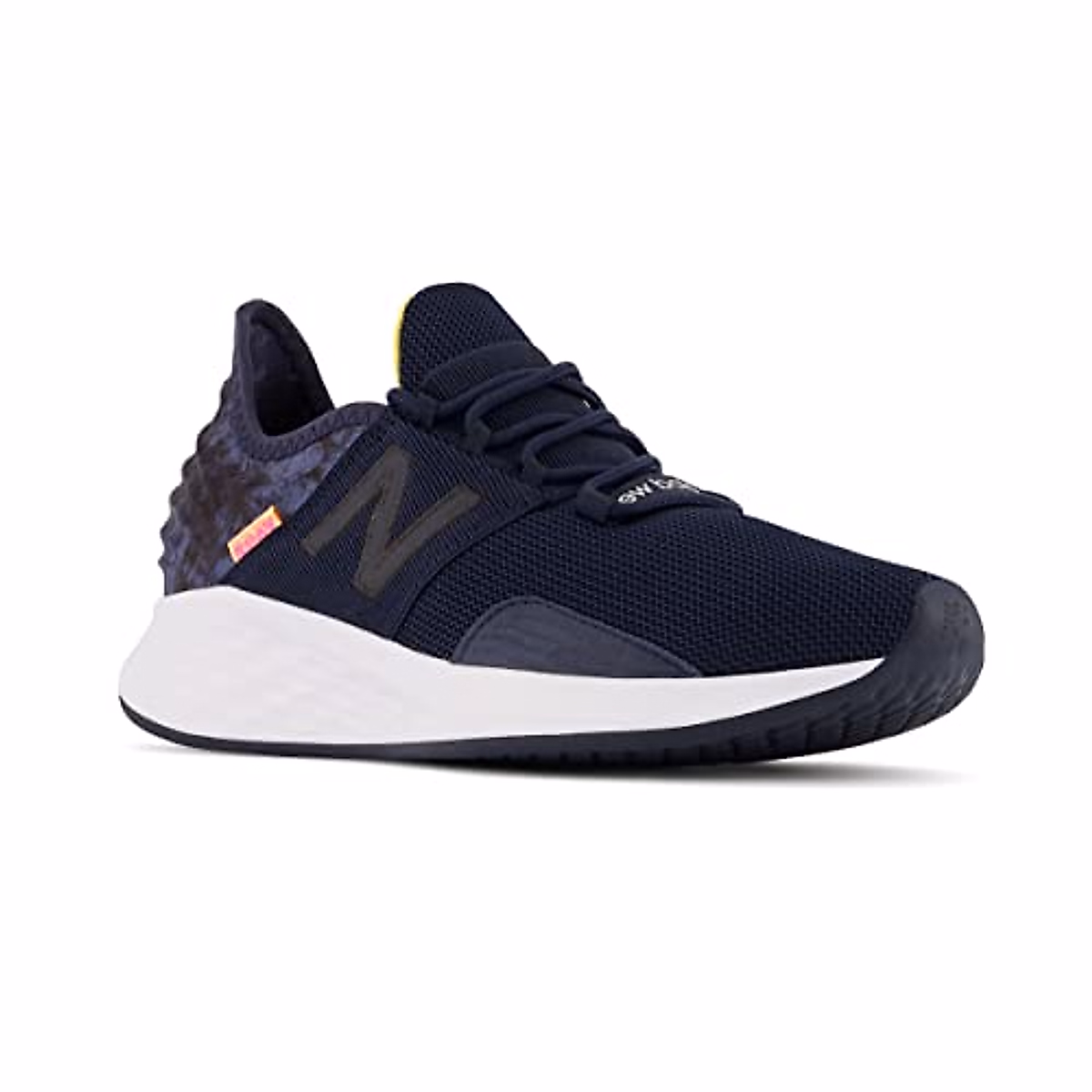 New Balance Women's Fresh Foam Roav V1 Running Shoe, Black/Gray, 7.5