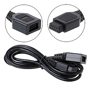 Junlinto 9-Pin Extension Cable Cord 1.8m for Sega Genesis 2 Controller Game Handle Grip