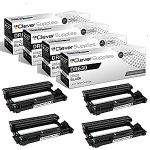 CS Compatible Drum Cartridge Replacement for Brother DR630 4 Pack