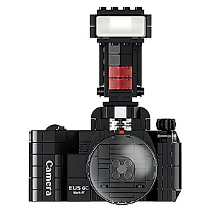 NC Uvini Building Blocks Camera, DIY STEM Toys, Building Construction Brick Set Best Gift for Adult, Teens, Collectible Model Digital Camera to Build 407pcs