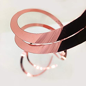 Rose Gold Foil Hanging Swirls Decorations Wedding Party Ceiling Hangings Garlands Bridal Shower Baby Shower Birthday Party Favors Decorations, 30Ct