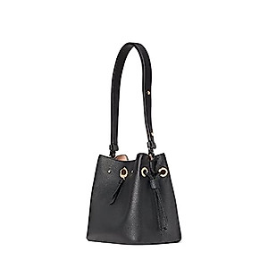 Kate Spade New York Marti Small Convertible Drawstring Bucket Bag (Black)