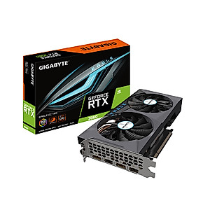 GIGABYTE GeForce RTX 3060 Eagle OC 12G (REV2.0) Graphics Card, 2X WINDFORCE Fans, 12GB 192-bit GDDR6, GV-N3060EAGLE OC-12GD Video Card