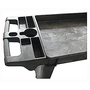 MaxWorks 80855 500-Pound Service Cart With Two Trays (40" x 17" Overall Dimensions)