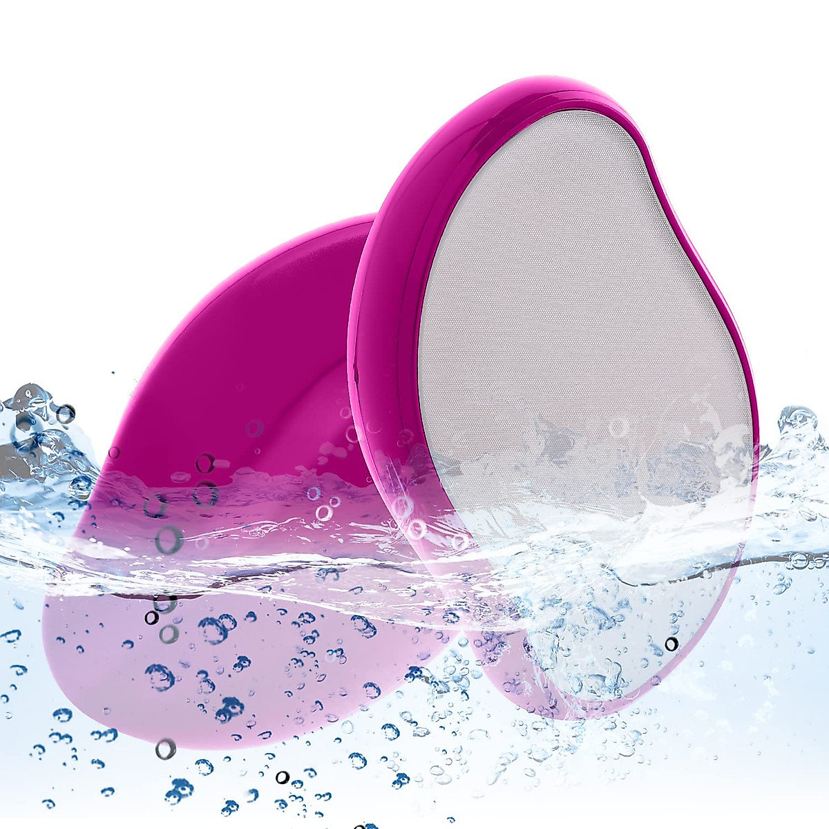 Crystal Hair Eraser for Women and Men,Magic Hair Eraser,Remover Painless Exfoliation,Hair Removal Tool for Arms Legs and Back,Reusable & Washable (Pink)