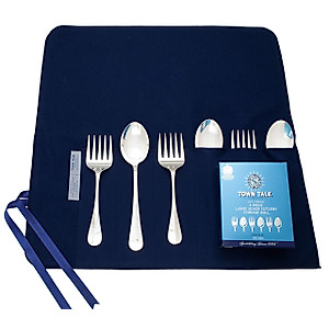 6 Piece Serving Piece Storage Roll by Town Talk - Holds 6 Servers