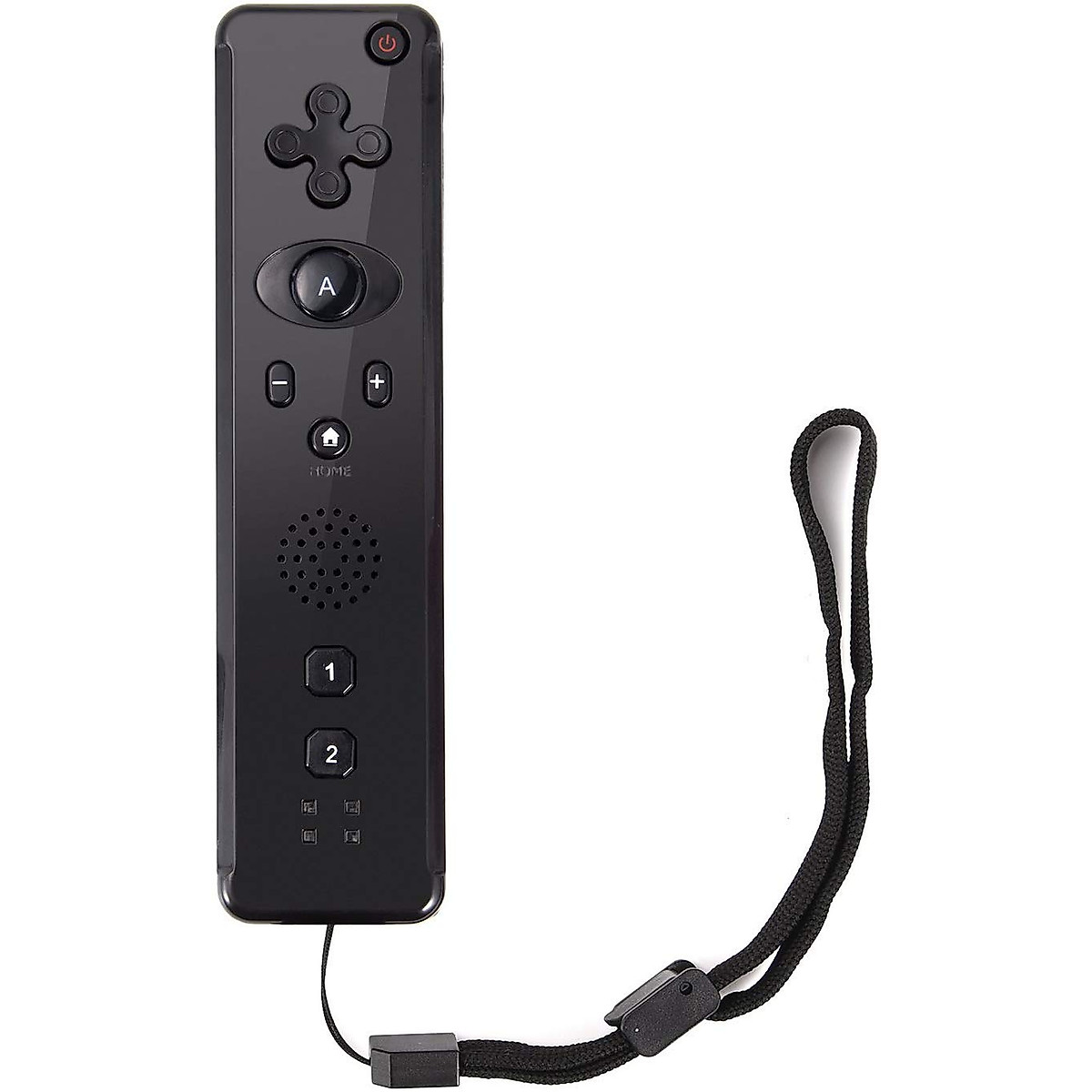 LUXMO PREMIUM 2 in 1 Wii Nunchuck Controller with Motion Plus 2 Packs,Wii Remote Controllers Replacement Remote Game Controller for Wii Wii U Console w/Wrist Strap (Black)