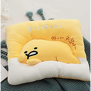 foefaik New Lazy Cute Egg Cushion Throw Pillow Nap Pillows Sofa Bed Back Pillow