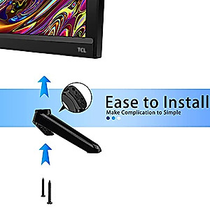 TV Stand Base for TCL TV LED FHD Roku Smart TV, Universal Base Stand for TCL 28 inch TV, for TCL 32 inch TV, for TCL 40 inch TV with Screws, Easy to Install (Black)
