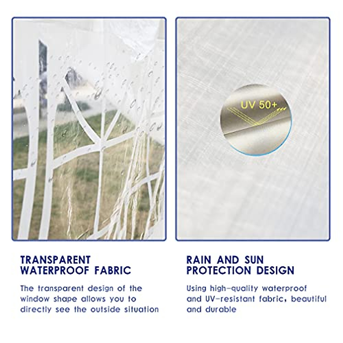 10'x30' Party Tent, Outdoor Wedding Tent Water-Proof Canopy Tent with 5 Removable Walls for Wedding Parties Camping