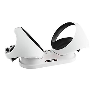 Charging Dock Station for PS VR2 Handle Controller with LED Light Gamepad Dual Dock Charger