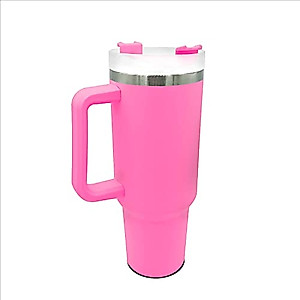 HYDRO HOMIE The Big Swig 40oz Tumbler with Straw Lid – Travel Car Cup Holder Friendly, Insulated Stainless Steel Tumbler - Lavender Fields