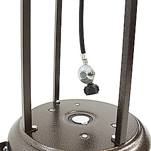 Dyna-Glo DGPH201BR Premium Hammered Bronze Outdoor Propane Patio Heater - 48,000 BTU