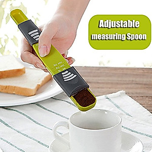 Kitchen Adjustable Measuring Spoon With Scale Baking Cooking Tools Baking Accessories