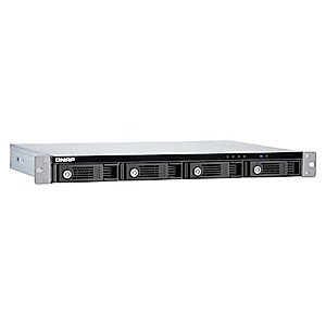 QNAP TR-004U 1U 4 Bay Hard Drive Enclosure Direct Attached Storage (Das) with Hardware RAID USB 3.0 Type-C