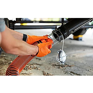 Camco RhinoEXTREME 15-Foot Camper/RV Sewer Hose Kit | Features TPE Technology for Abrasion Resistance and Crush Protection | Includes Pre-Attached Rhino Swivel Fittings (39861)