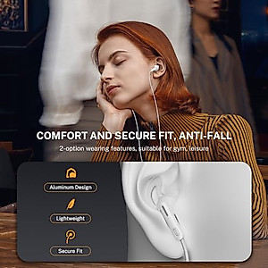 USB C Headphones, Type C Earbuds for iPhone 15/15 Pro/ 15 Pro Max Samsung S24 Headphones with Microphone Noise Isolation Stereo Wired Earphones for Samsung Galaxy S22 S23 Ultra Pixel 7a 8 Android