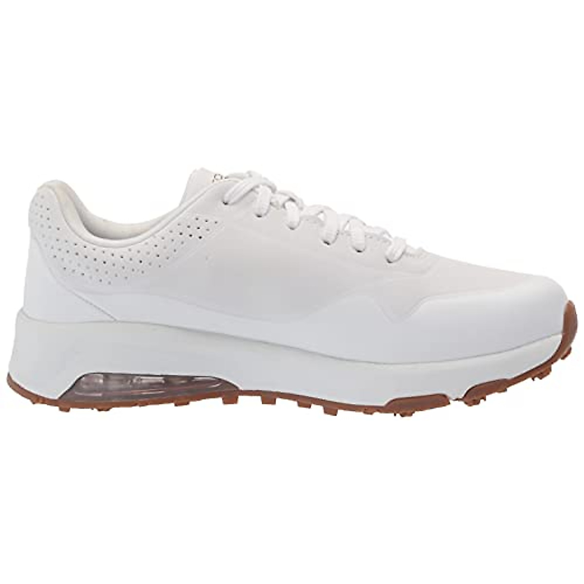 Skechers womens Skech-air Dos Relaxed Fit Spikeless Golf Shoe, White, 8 US