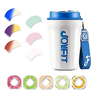 sipperment Water Bottle with Straw, 450ml Air Water Bottle Air Starter Set Stainless Steel Insulated Drinking Bottles with 5 Flavour Pods 0 Sugar, BPA Free, Leak-proof