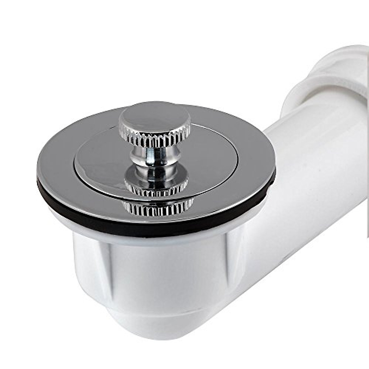 Everbilt Twist and Close 1-1/2 in. White Poly Pipe Bath Waste and Overflow Drain