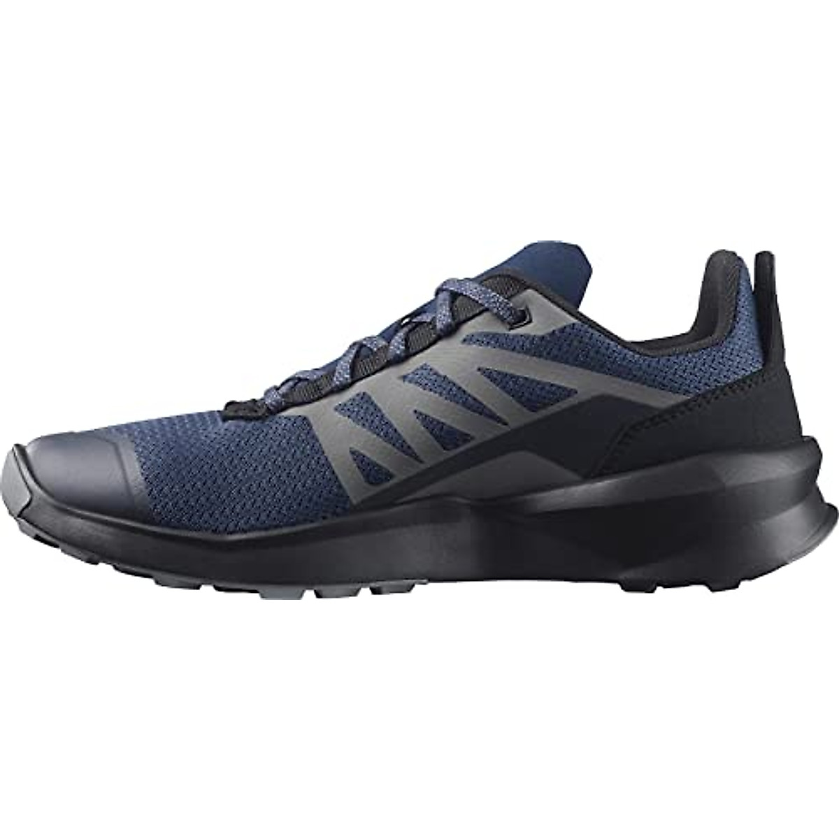 Salomon Patrol Hiking Shoes for Men Climbing, Mood Indigo/Black/Quiet Shade, 12