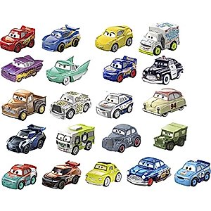 Mattel Disney Cars Toys Mini Racers 21-Pack of Collectible Die-Cast Toy Cars & Trucks Inspired by Movie Characters (Amazon Exclusive)