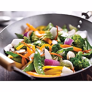 Helen's Asian Kitchen Carbon Steel Wok Stir Fry Pan, 12-inch